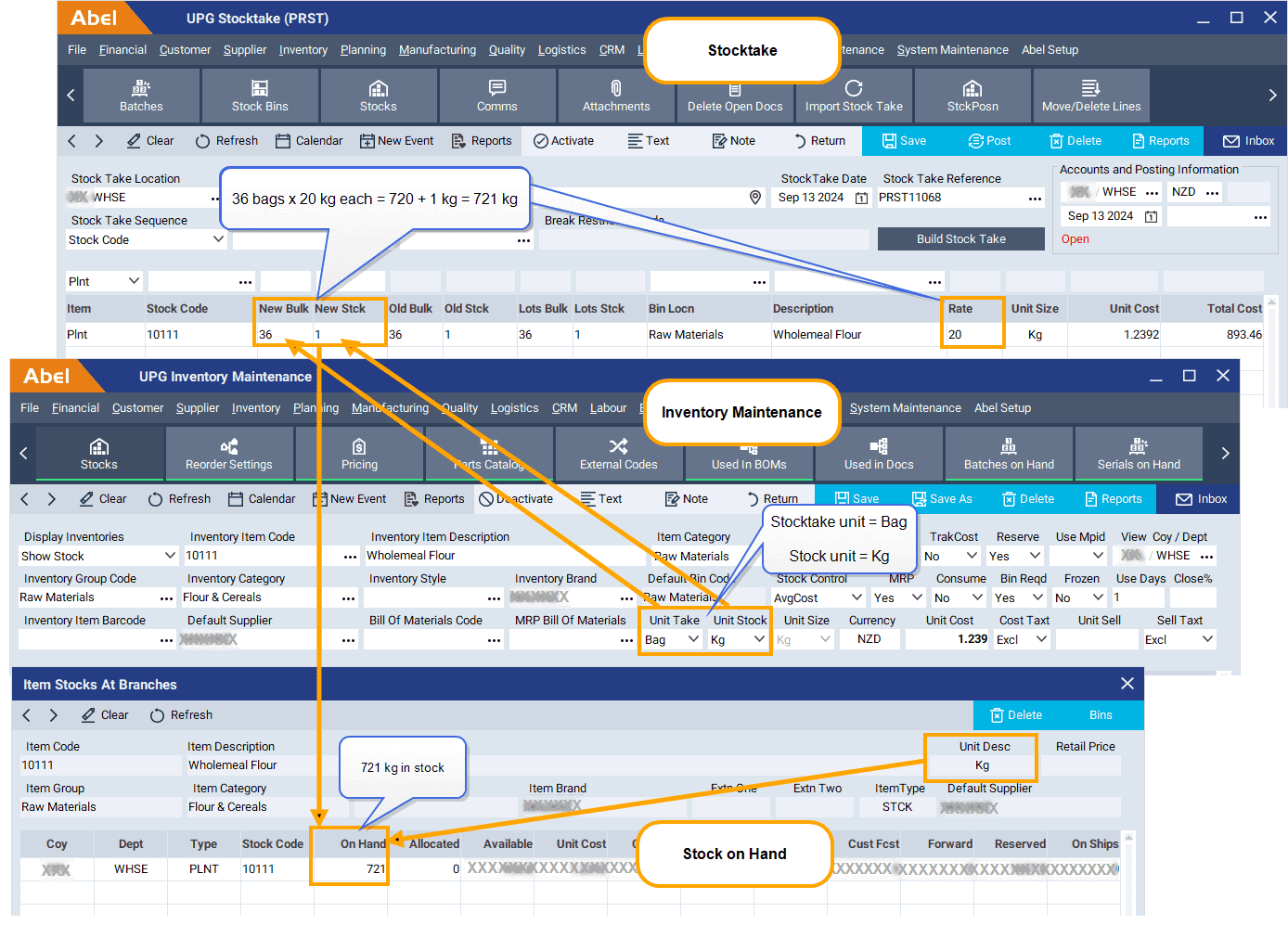 Blog | Counting Stock in Two Units of Measure | Abel
